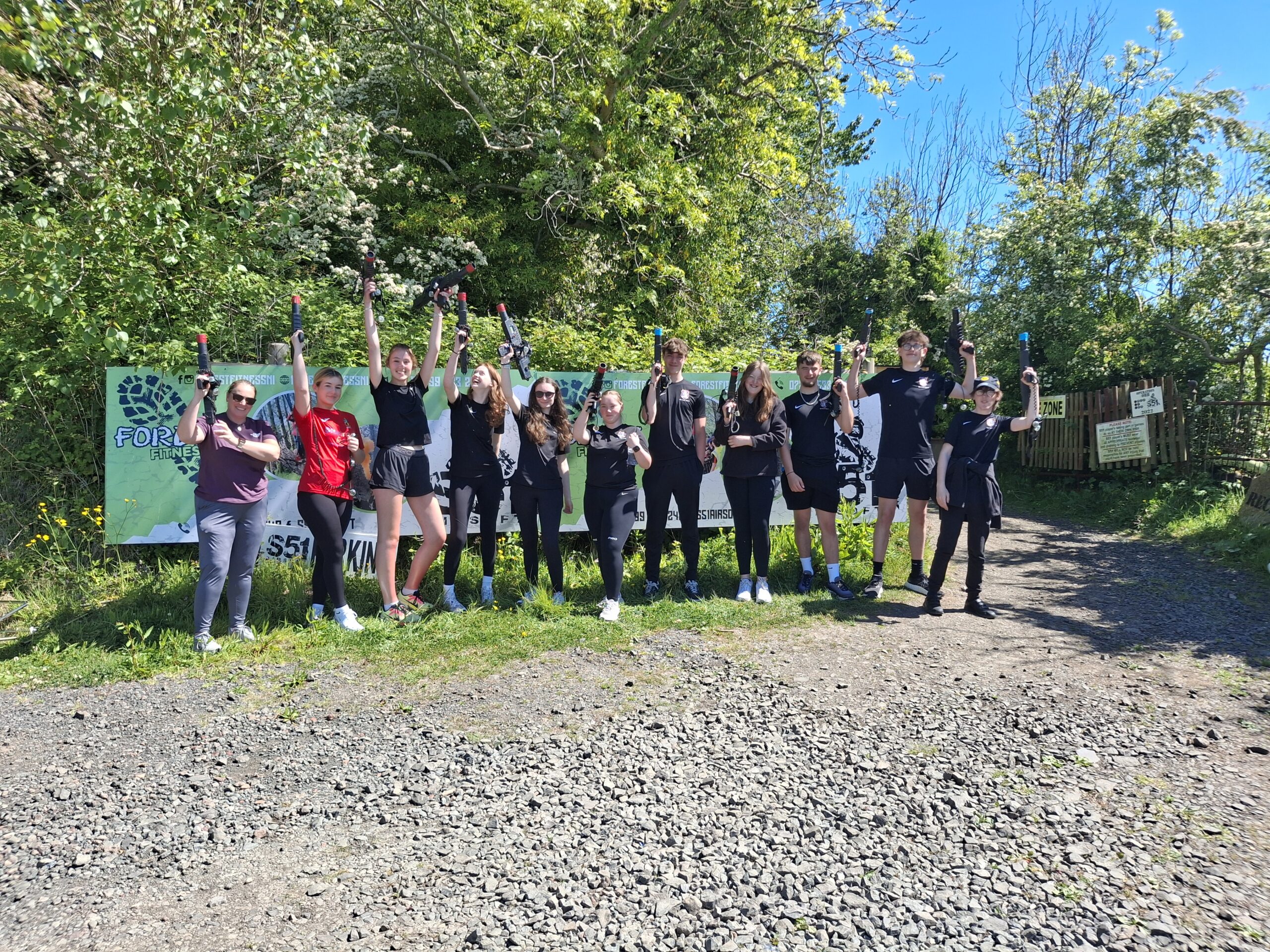 Academy Sports Ambassadors team building day - Forest Fitness NI